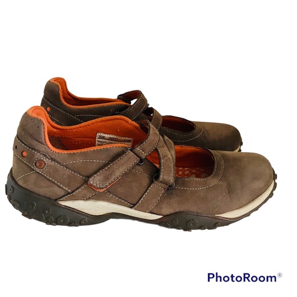 Timberland | Shoes | Timberland Smart Brown Orange Leather Comfort ...